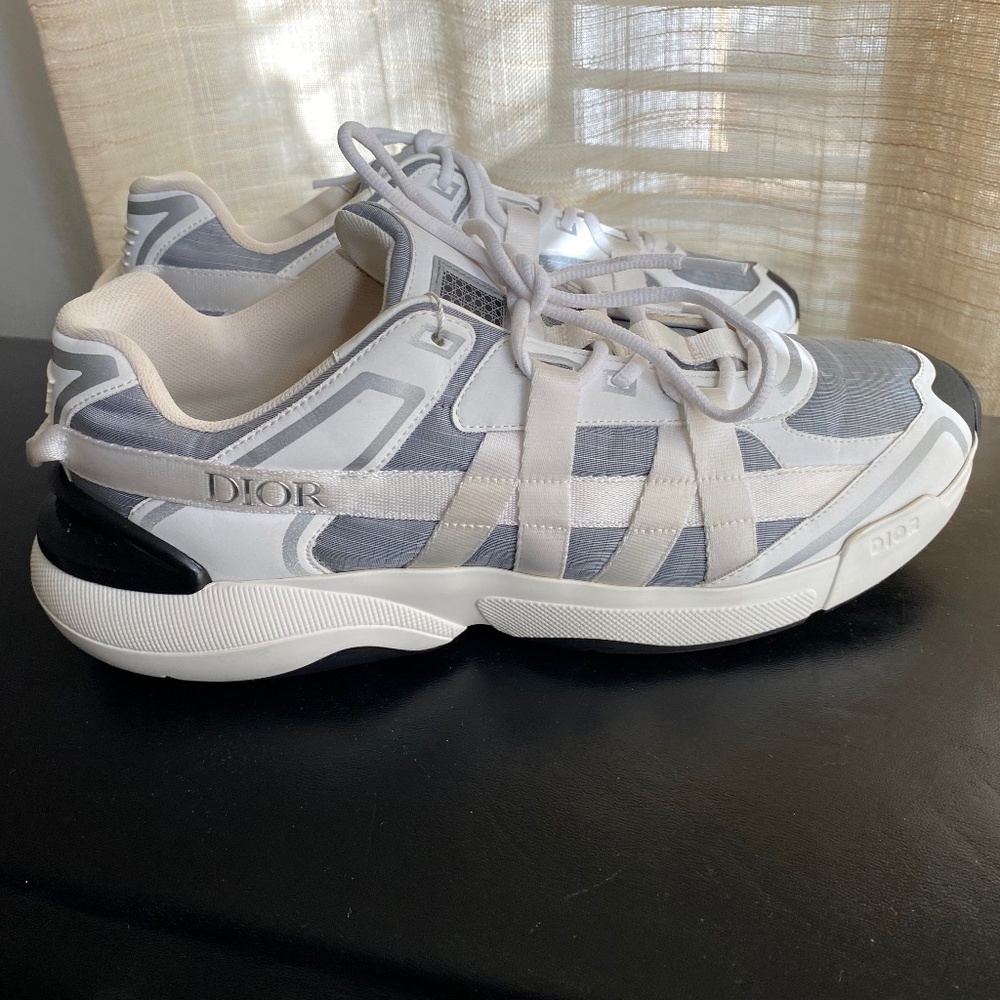 Christian Dior B24 Runtek 43-10 Rubber Shoes White Gr… - Gem